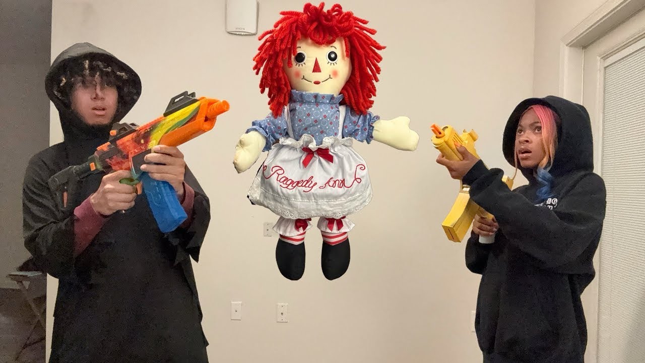 Summoning Annabelle With Gel Blasters **FULL SPLATRBALL SERIES** - YouTube