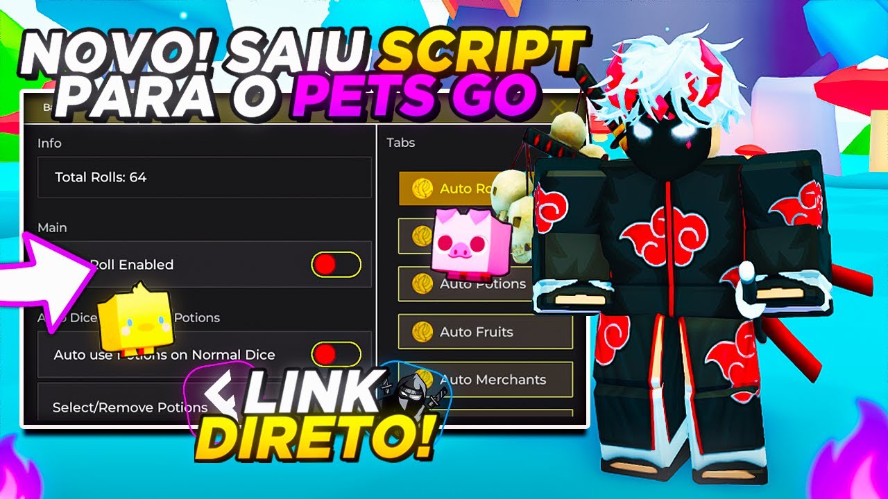 [NOVO🐱] Pets Go SCRIPT - Auto Roll - Auto Farm Breakable! (Mobile & PC ...