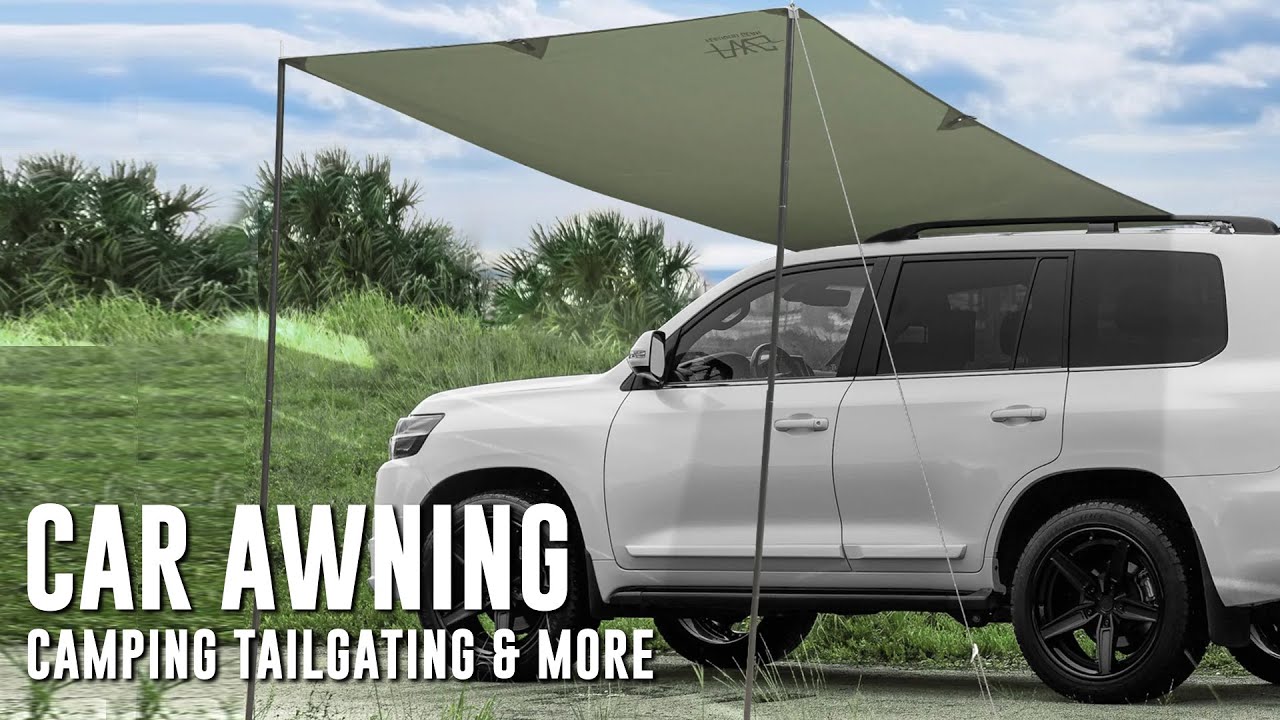Car Awning For Camping Tailgating And More - YouTube