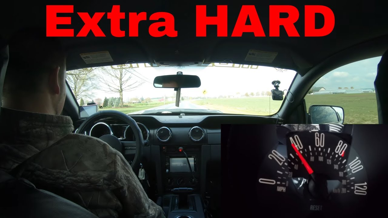 EXTRA HARD LAUNCH 0-60 Ford Mustang V6 - Long tube Headers With CHERRY ...