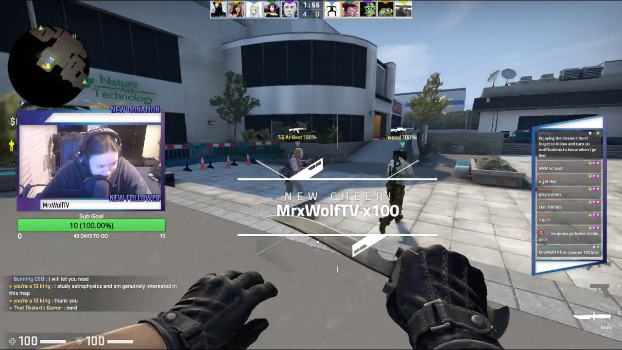 100 bits for every kill on Apollo CS:GO - YouTube
