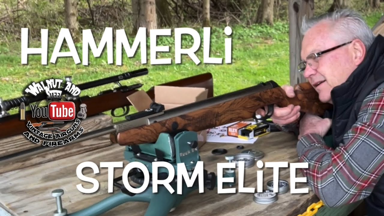Hammerli Storm Elite 177 break barrel at the range. By Norica - YouTube
