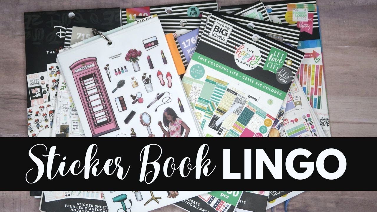 STICKER BOOK LINGO FOR BEGINNERS - TERMINOLOGY, TIPS & TRICKS FOR ...