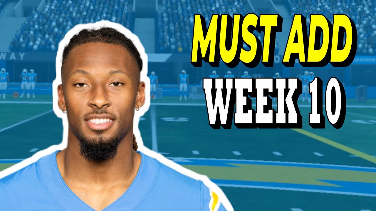 Must-Add Waiver Wire Players for WEEK 10! - YouTube