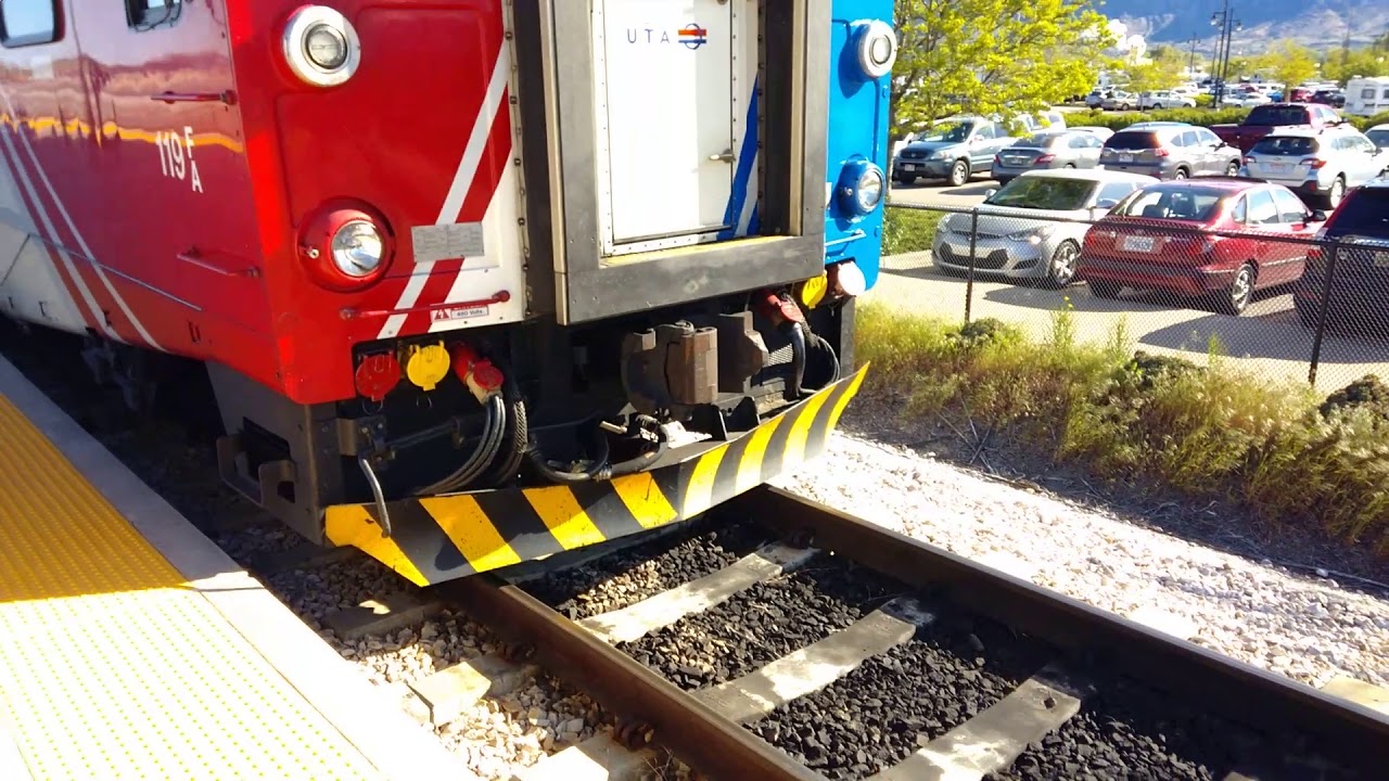 UTA FrontRunner Cab Car #119 - YouTube