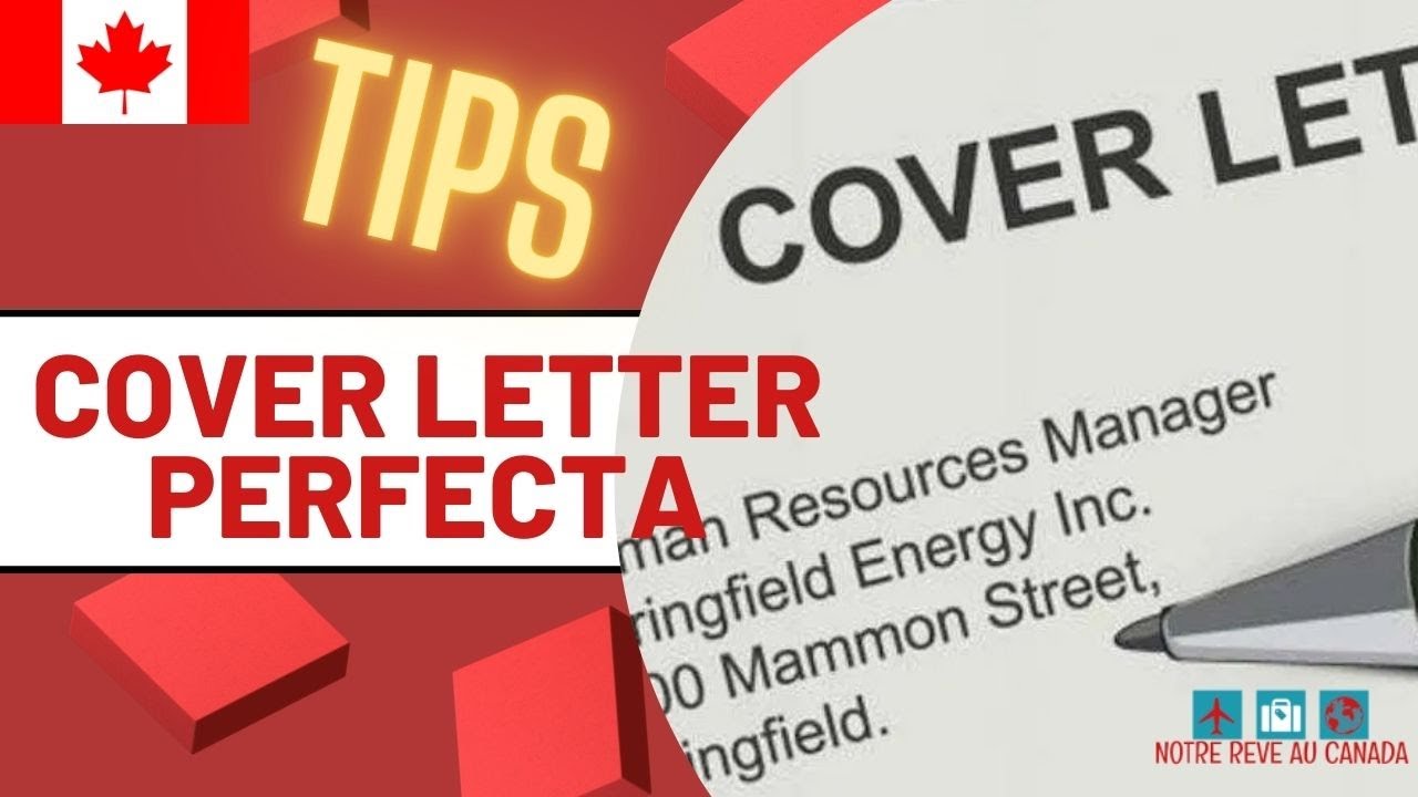 HACER UNA COVER LETTER. CARTA DE PRESENTACIÓN CANADÁ - YouTube