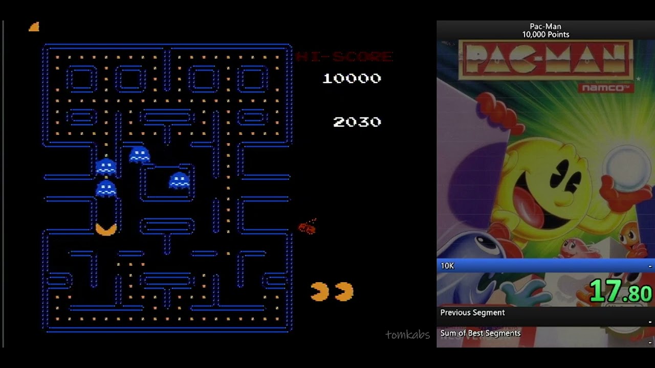 Pac-Man (NES) - 10,000 Points - 38.350 - YouTube