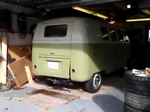 1959 VW Standard Mango Bus going for its maiden voyage. - YouTube