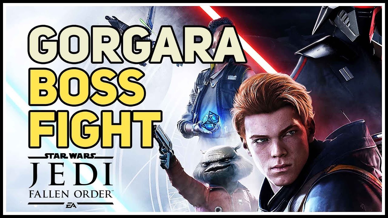 Gorgara Full Boss Fight Star Wars Jedi Fallen Order - YouTube