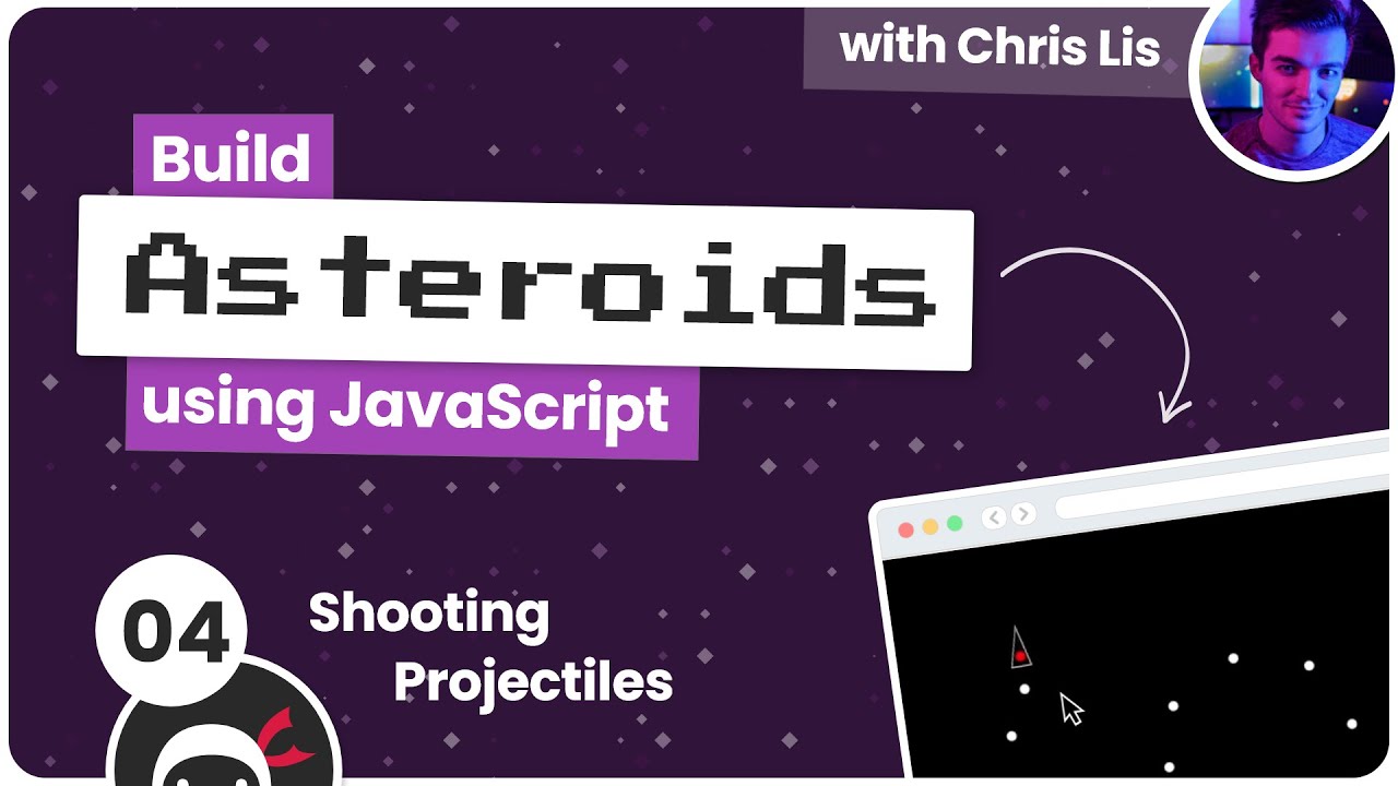 Build An Asteroids Game Using Javascript 4 Shooting Projectiles Youtube 6318