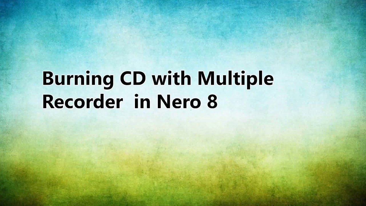 Burn Multiple CD same Time using Multiple Recorders - YouTube