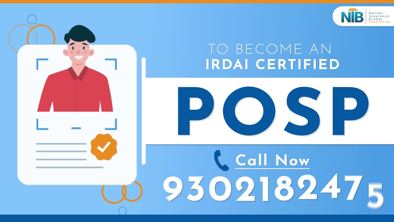 Become an POSP | Notion Insurance Broker | Promotional Video | Vidit ...