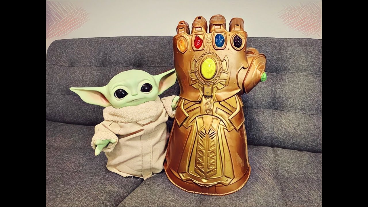Baby Yoda (TikTok): Infinity Gauntlet (Watch til the end!)😂 (Grogu ...