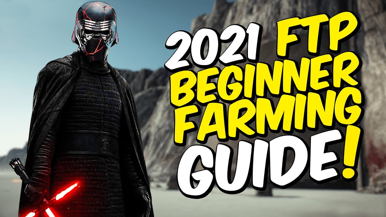 Star Wars: Galaxy of Heroes 2021 F2P Beginner Farming Guide! - YouTube