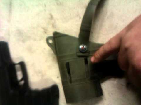 my homemade gun holster - YouTube