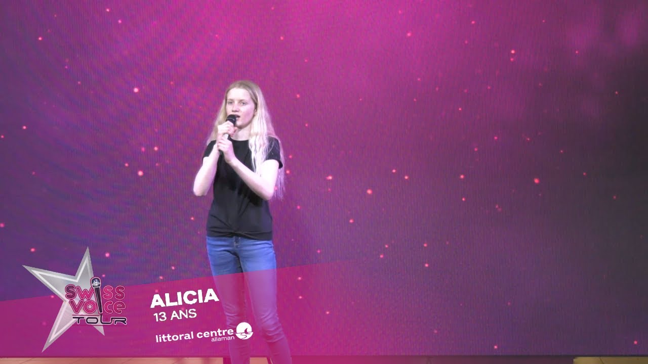 Alicia 13 ans - Swiss Voice Tour 2022, Littoral Centre - YouTube