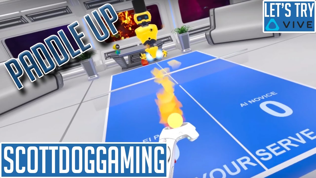 Let's Try Paddle Up VR GamePlay - VIVE - Virtual Reality ...