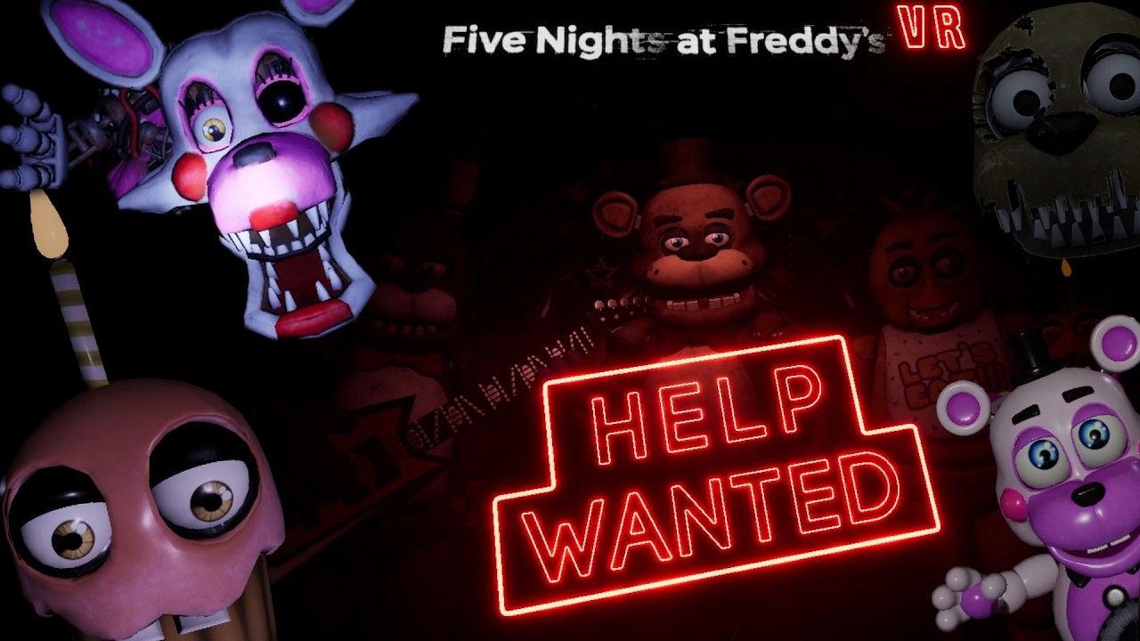 FNAF help wanted -Pt1 | Flashing rabbits - YouTube