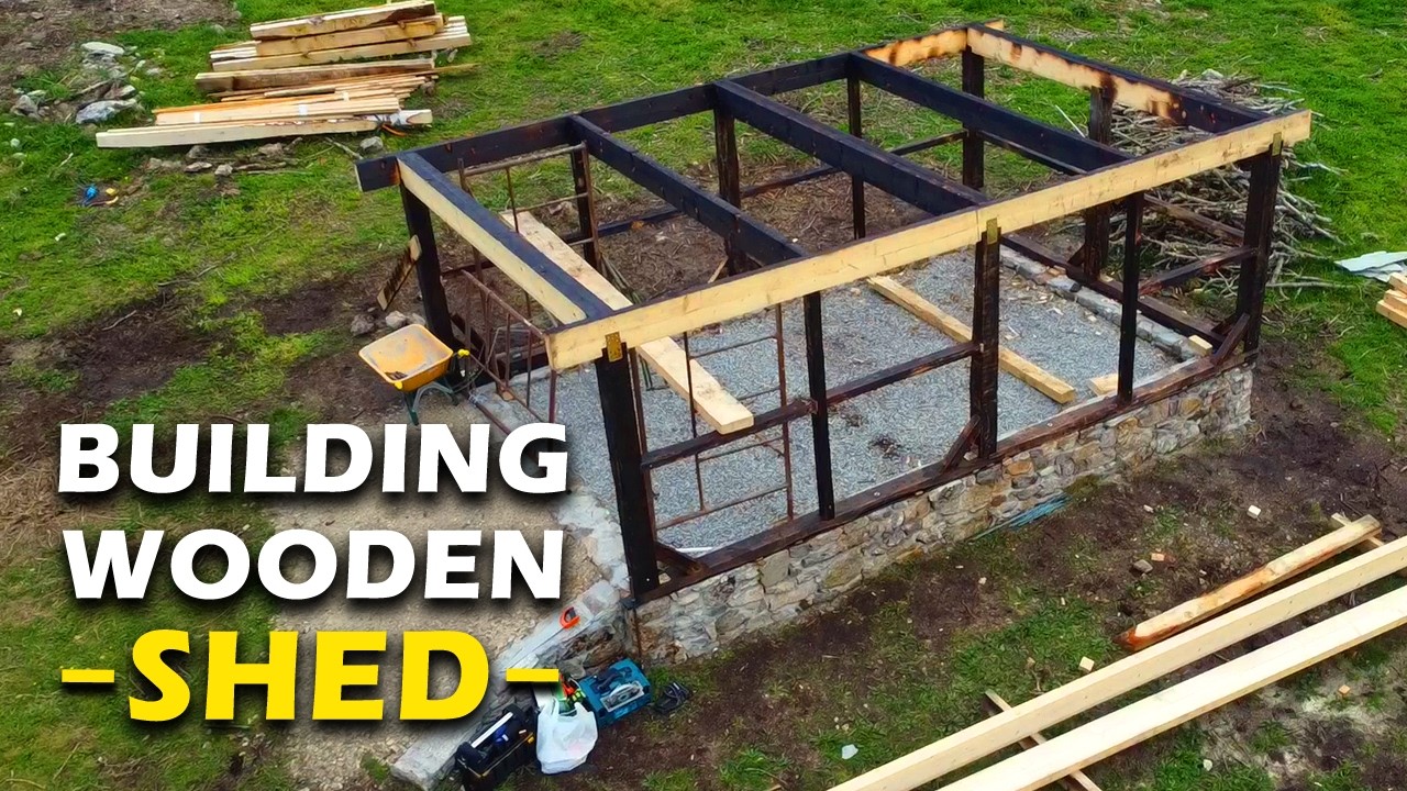 50 DAYS in 1 HOUR | Man Builds Incredible Off Grid Shed | Start to Finish - YouTube