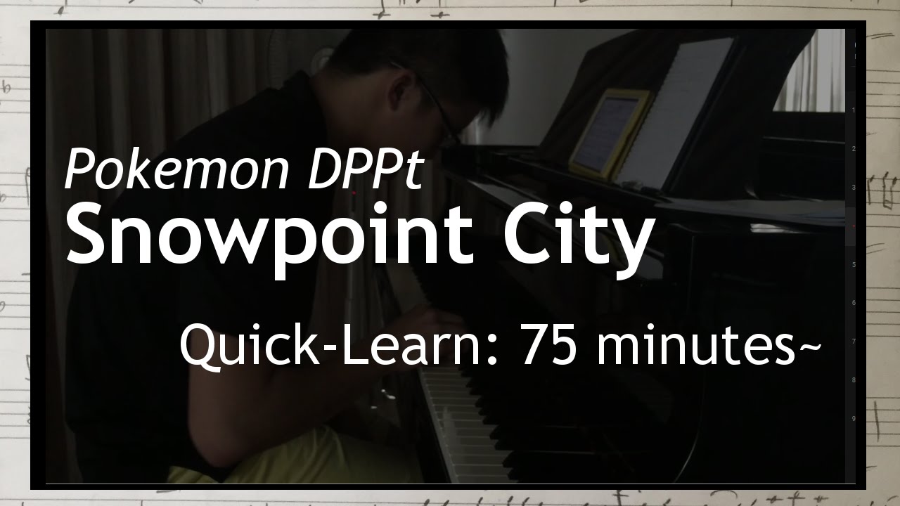 "Snowpoint City" (from "Pokémon DPPt") || Live Piano Cover :) - YouTube
