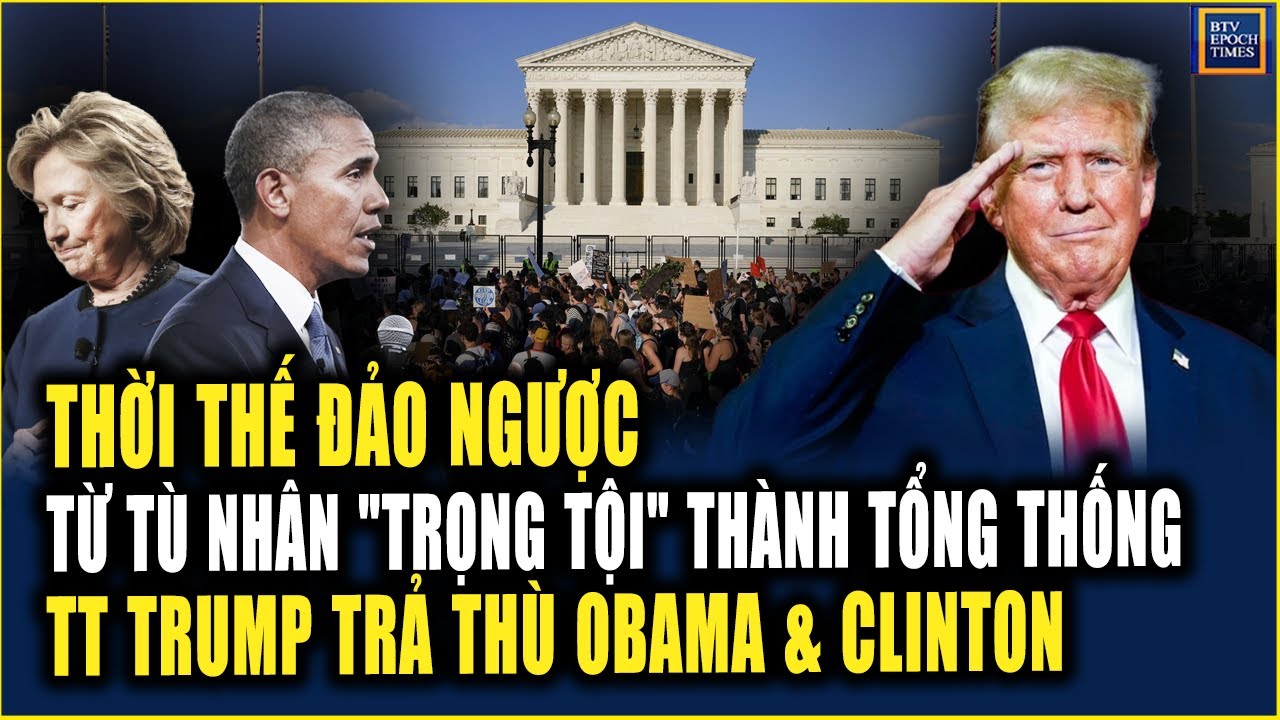 TT Trump từ tù nhân "trọng tội" trở thành tổng thống, thề sẽ truy tố ...