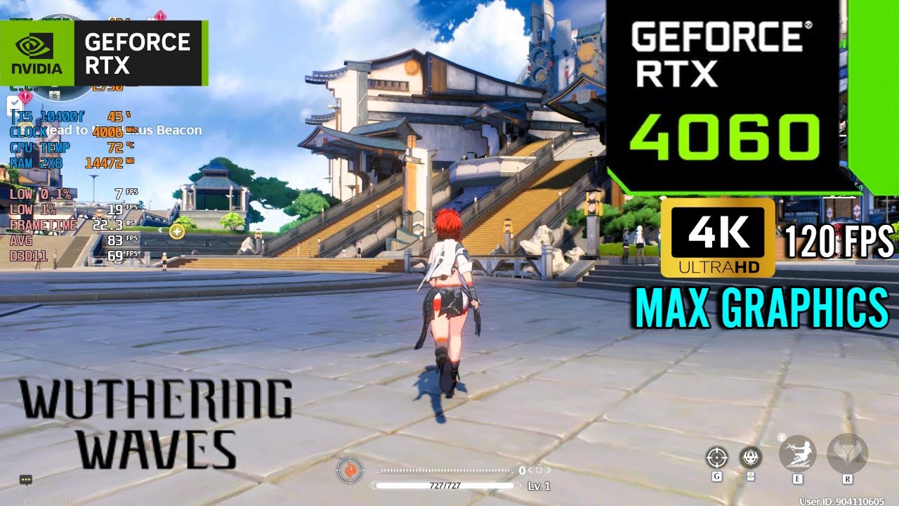 Wuthering Waves : RTX 4060 8GB ( 4K Maximum Settings ) - YouTube