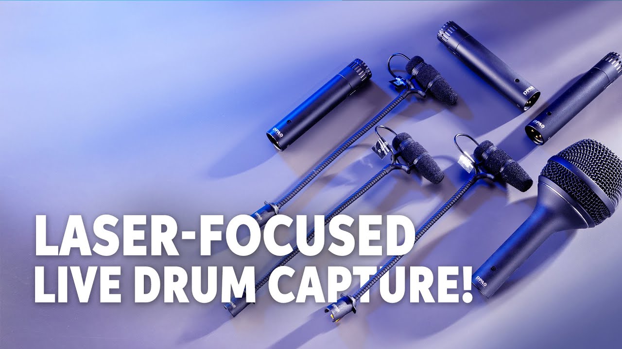 DPA DDK4000: 7 Drum Mics for Live, Laser-focused Sound Shaping - YouTube