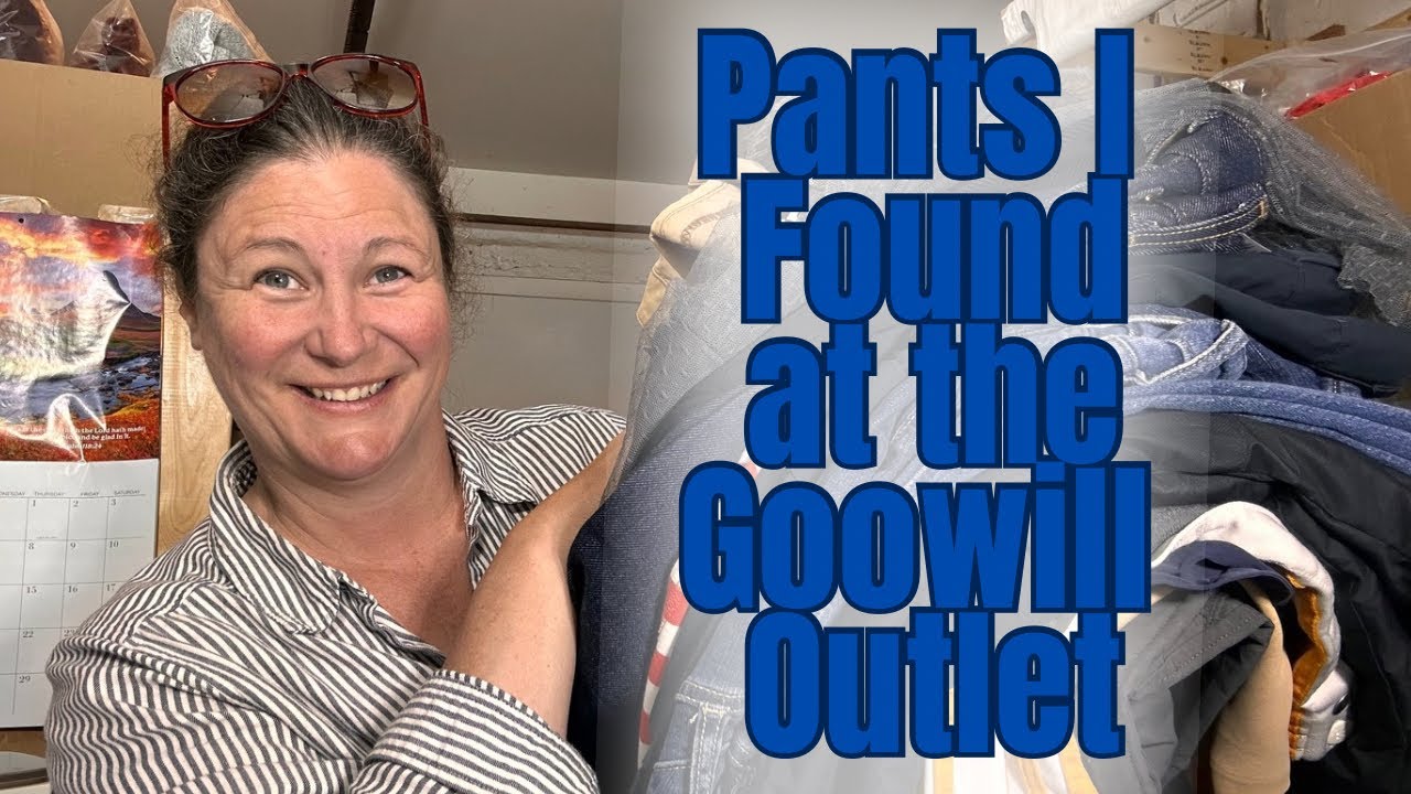 A Goodwill Outlet Haul to Resell on eBay and Poshmark | Part 1 - Pants ...