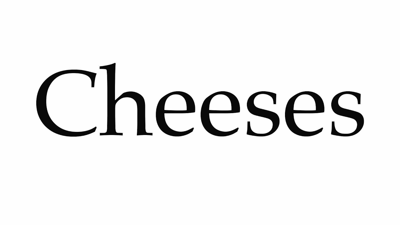 How to Pronounce Cheeses - YouTube