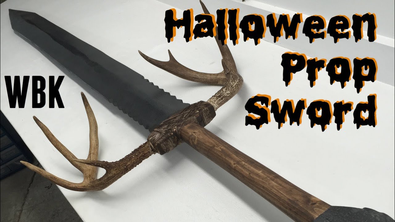 Scary 2x6 Halloween Prop Sword - YouTube