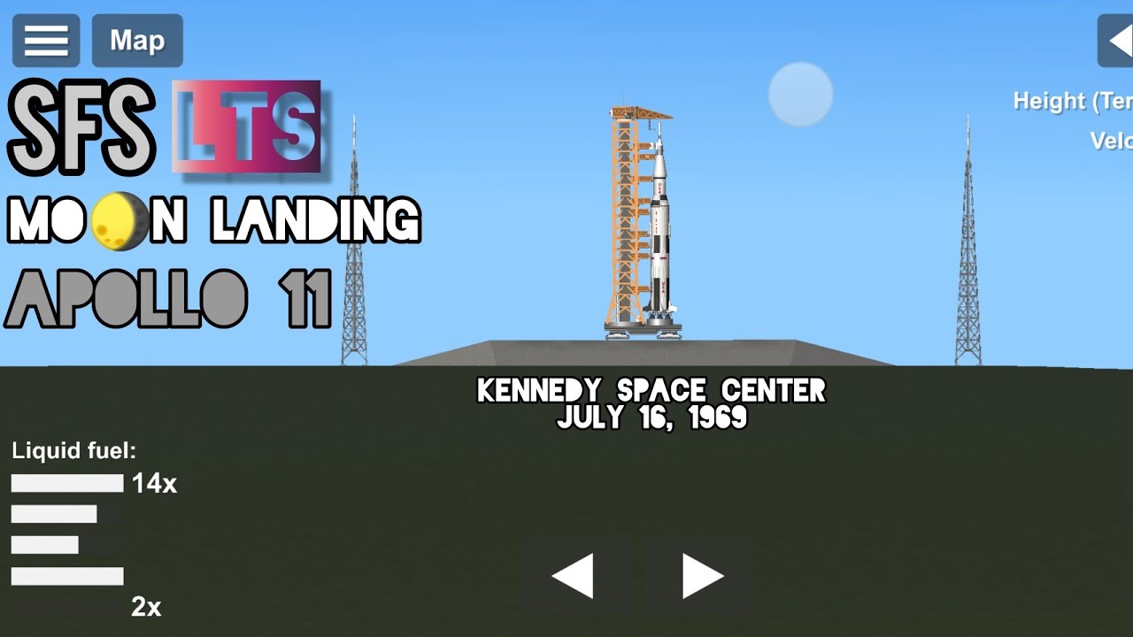 SFS APOLLO 11 MOON landing + BP(LTS) - YouTube