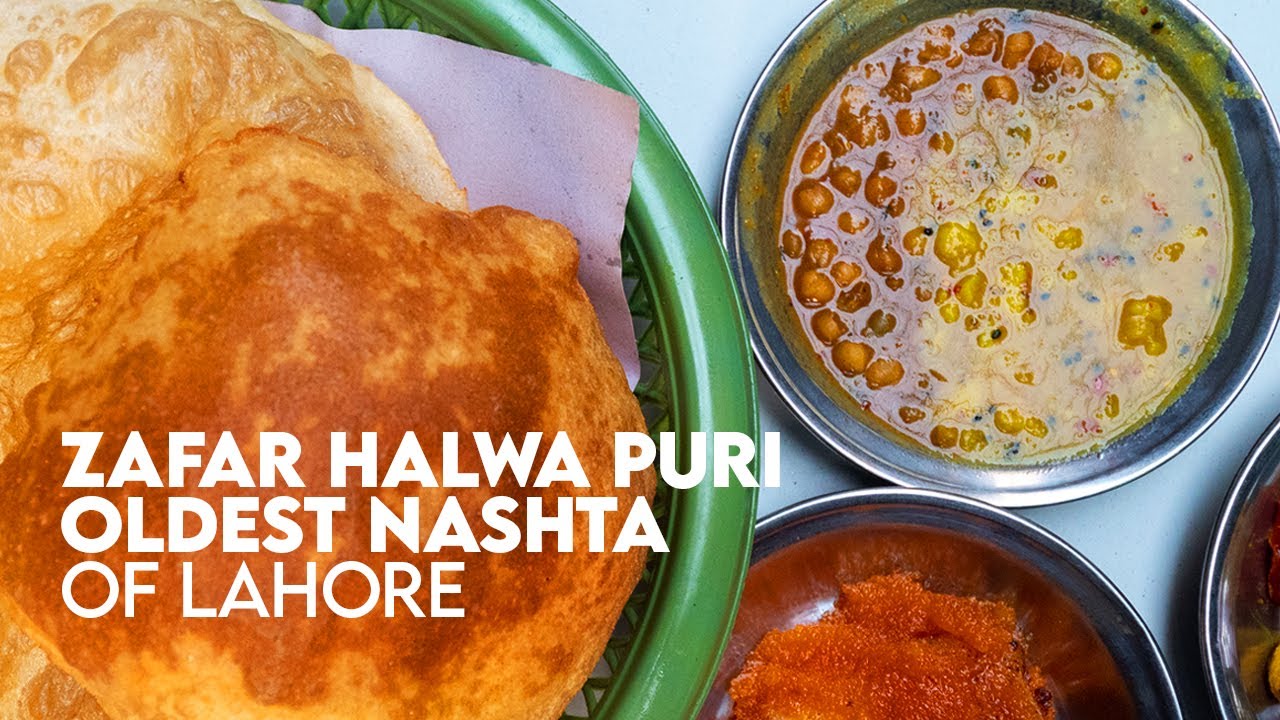 Oldest Zafar Halwa Puri & Riaz Halwa Puri | Oldest Nashta in Lahore ...