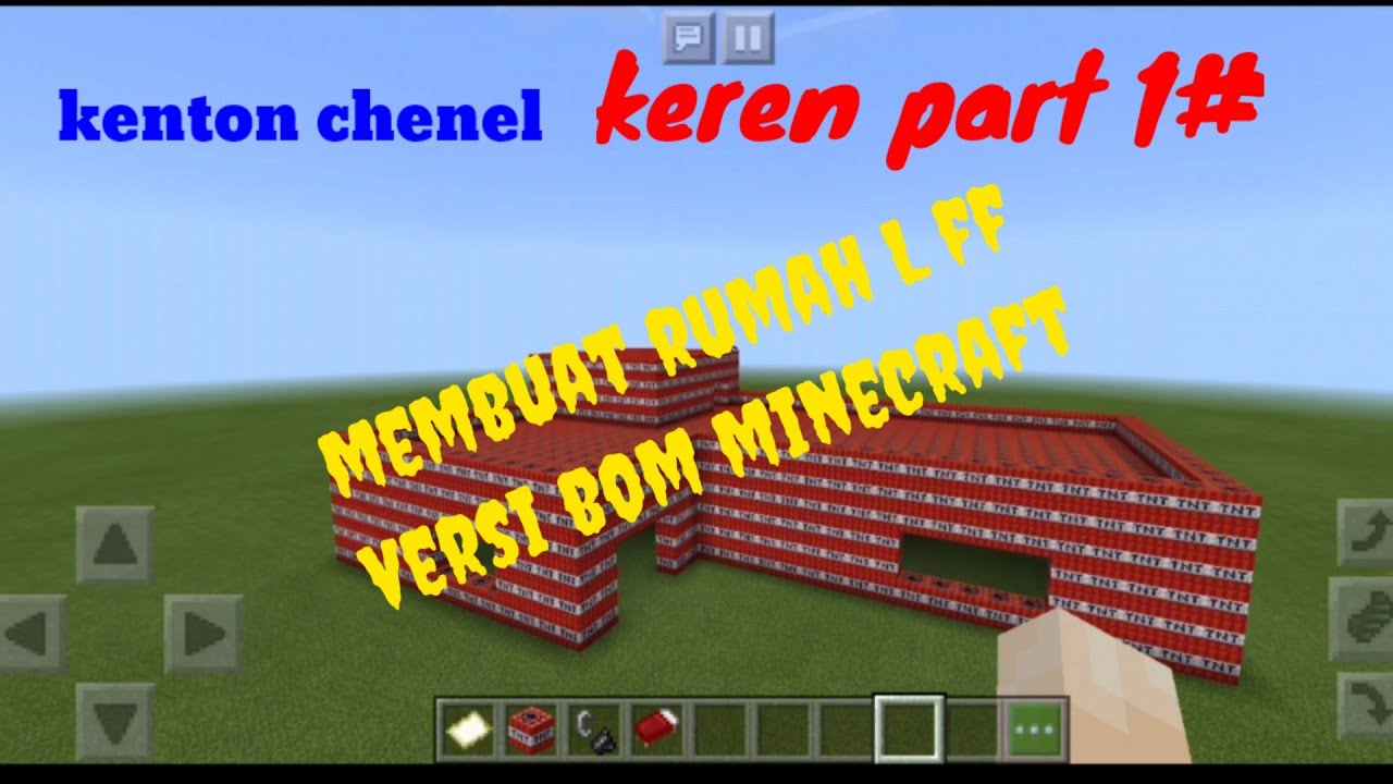 membuat rumah L seperti di FF dengan minecraft bom#~kenton chenel - YouTube