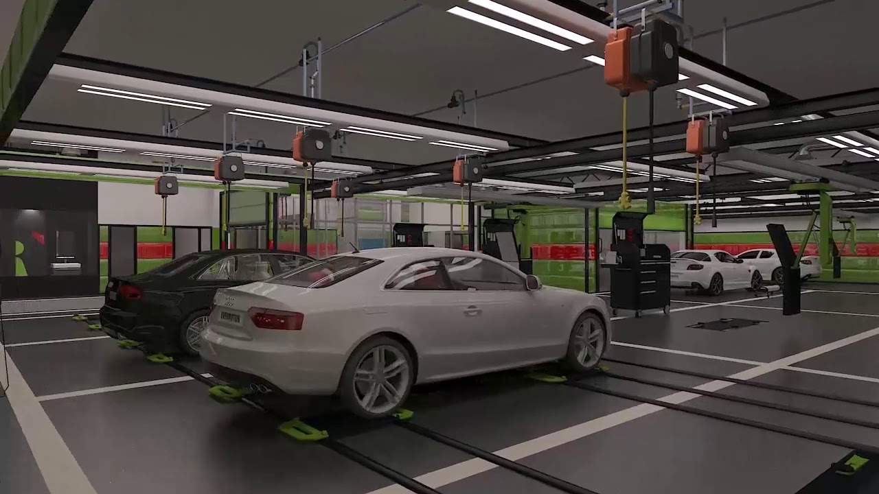 Sylvan car moving system demonstration - YouTube