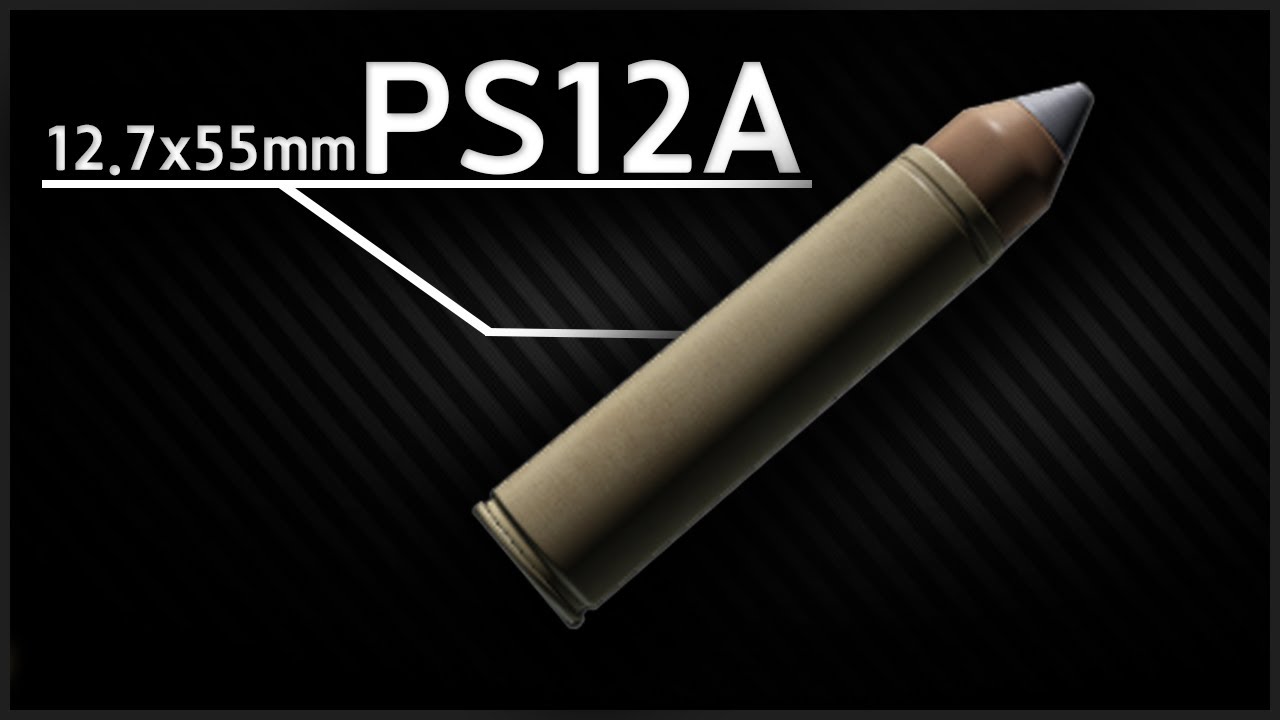 팔 다리 단 3발로 골로 보낼 수 있는 무시무시 한 대구경 총알 12.7x55mm ''PS12A''/ 타르코프 / Escape ...