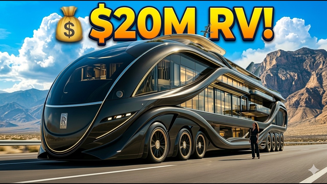 $20 Million Rolls-Royce Motorhome Palace 🤯 The Most Luxurious RV Ever ...