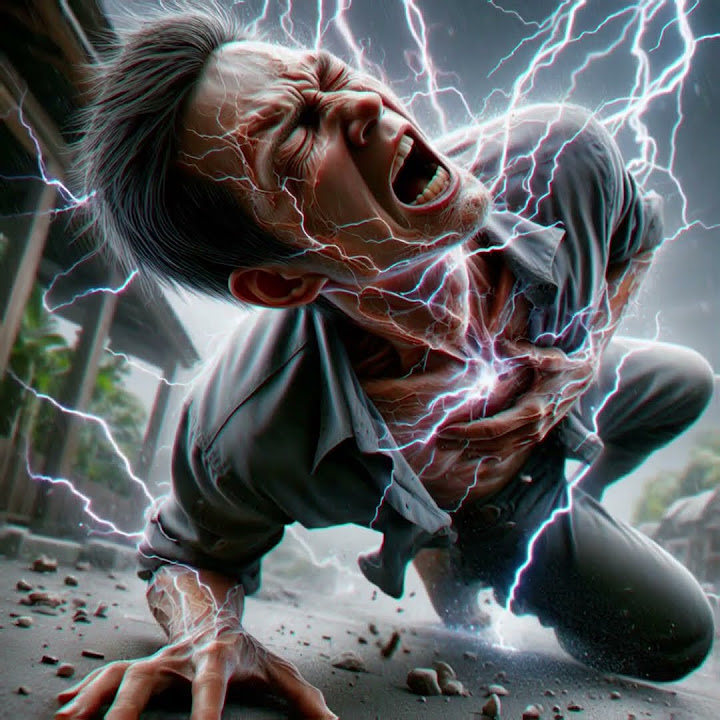 This is what happens when you are struck by lightning. Please be careful. #shorts #ai #art - YouTube