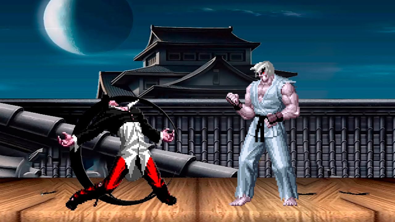[KOF MUGEN] OROCHI IORI vs INFERNOW ALKER KEN - YouTube