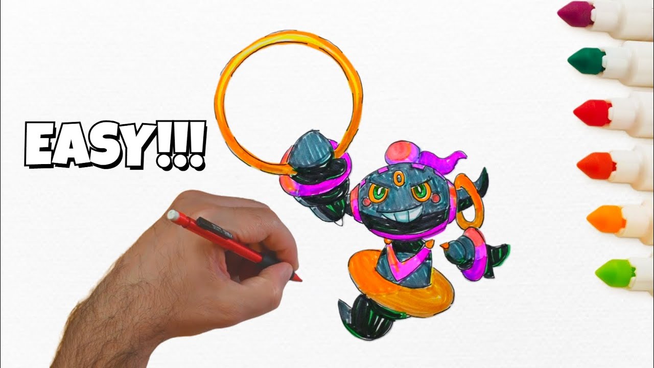 Drawing Hoopa | Easy Art for Halloween 🎃 - YouTube