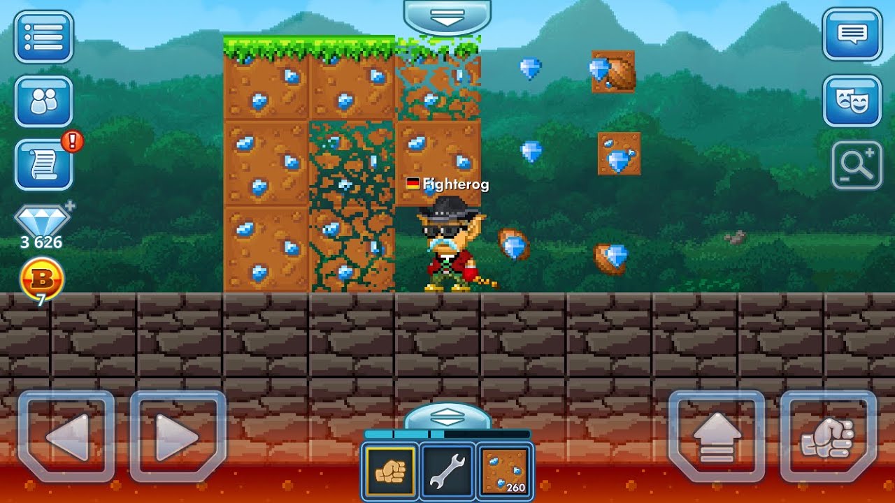 Pixel World Gems Farmen - YouTube
