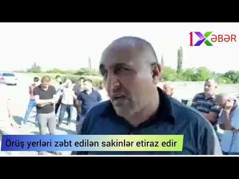 Göyçayda örüş yerlərinin zəbt edildiyini deyən sakinlər etiraz edir
