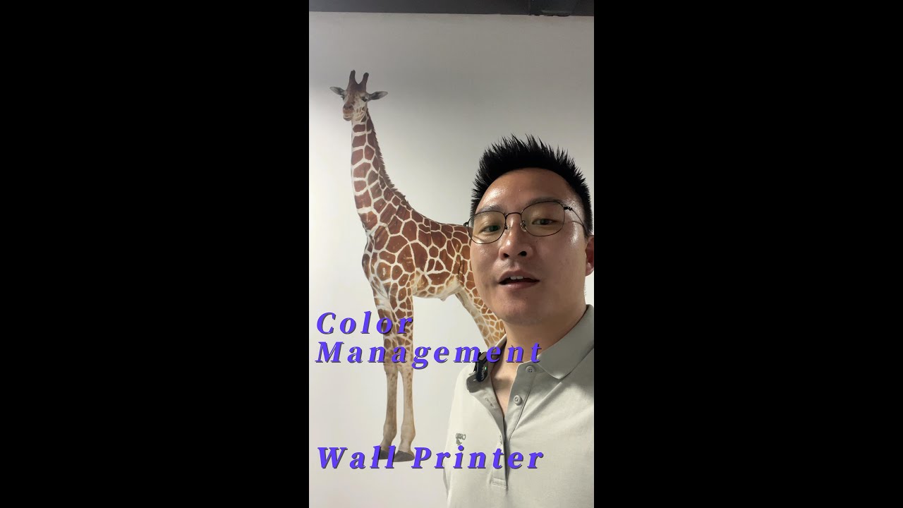 How To Achieve A Good Color for Your Wall Printer - YouTube