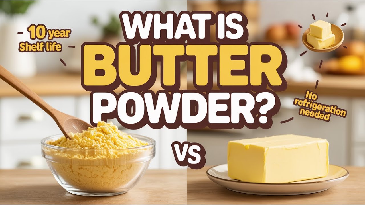 What is Butter Powder? The Survival Food That Lasts 15 Years - YouTube