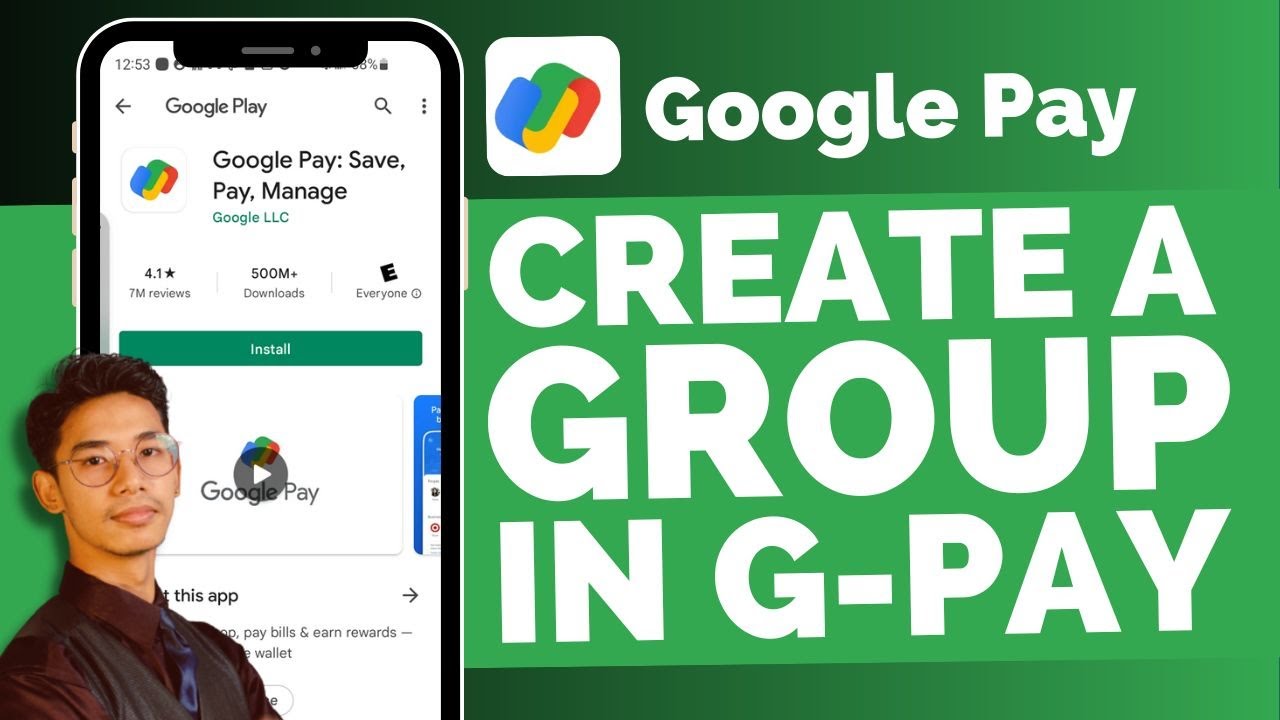 How to Create Group in GPay - YouTube