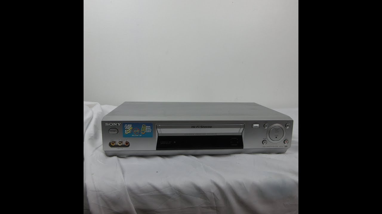 Sony SLV-N77 VHS Recorder/Playe demonstration - YouTube