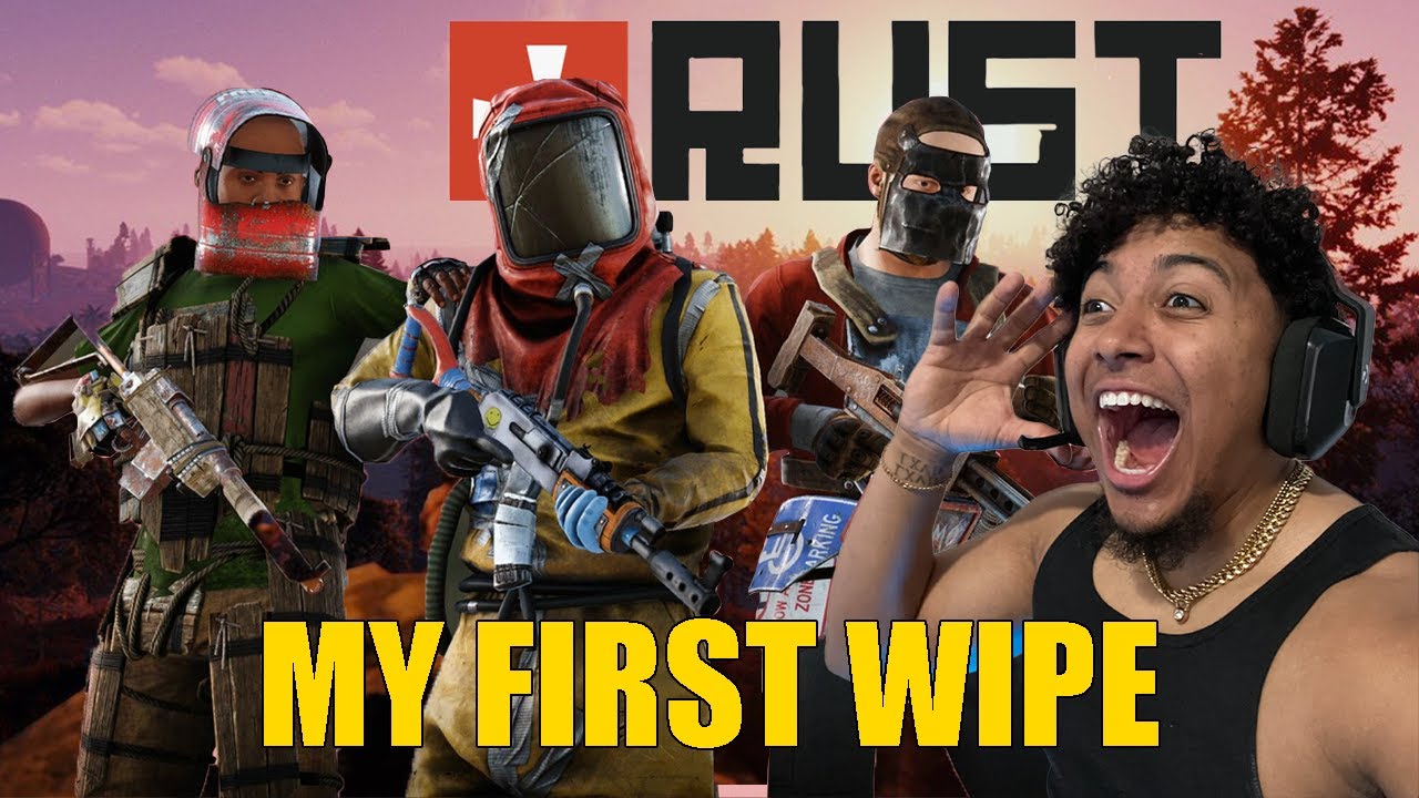 MY FIRST WIPEEE!!!!!! (RUST) - YouTube