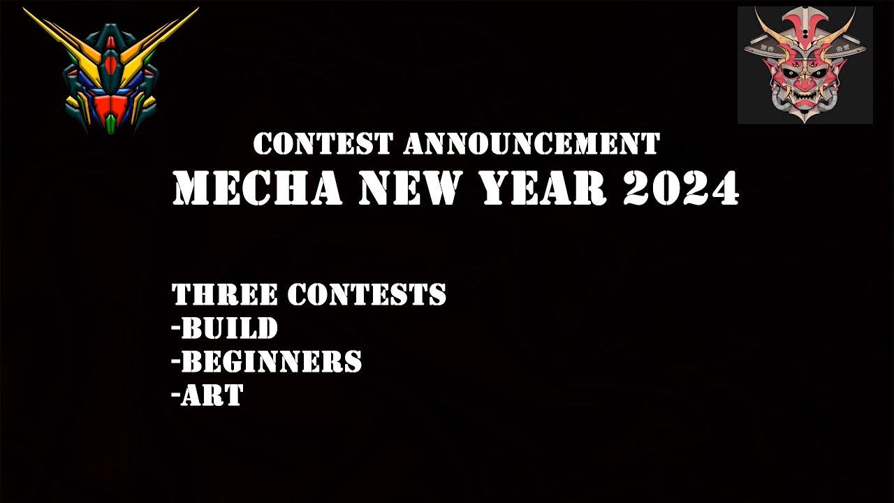 Mecha New Year Competition 2024 Announcement #contest #gundam #gunpla ...