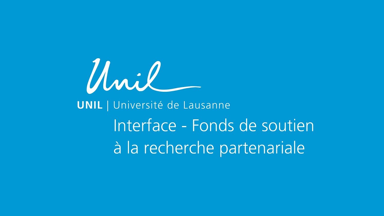 Lancement Interface | UNIL | Université de Lausanne - YouTube
