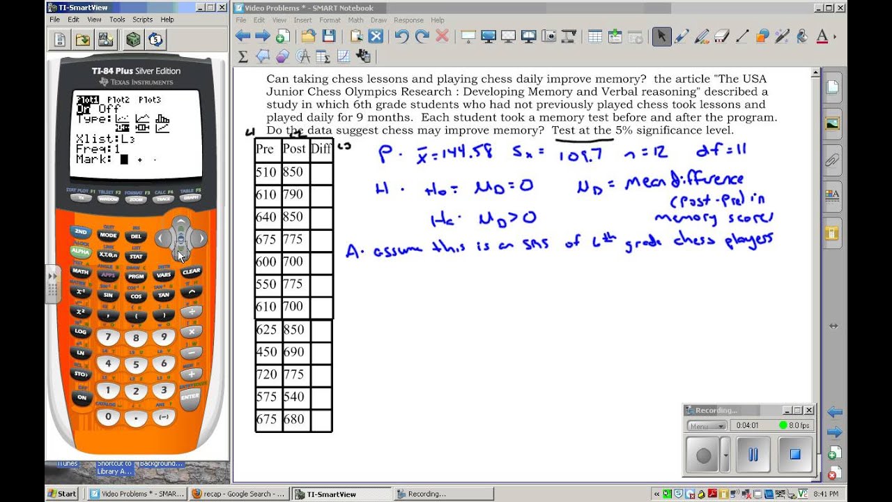 AP Statistics Matched Pairs T test YouTube ap-statistics-matched-pairs-t-test-youtube