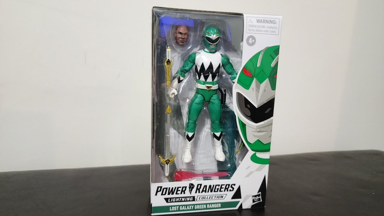 Power Rangers Lightning Collection: Lost Galaxy Green Ranger - Unboxing ...
